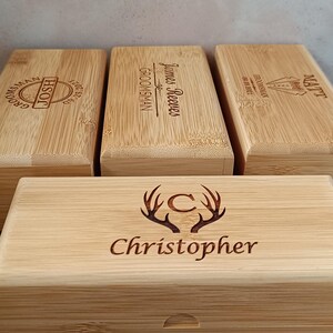 Personalized Wooden Box | Custom Wood Keepsake Box | Engraved Name Box ...