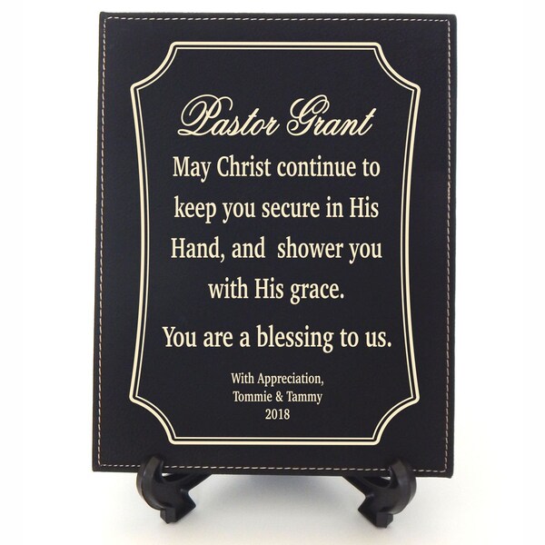 Pastor Appreciation Plaque - Etsy
