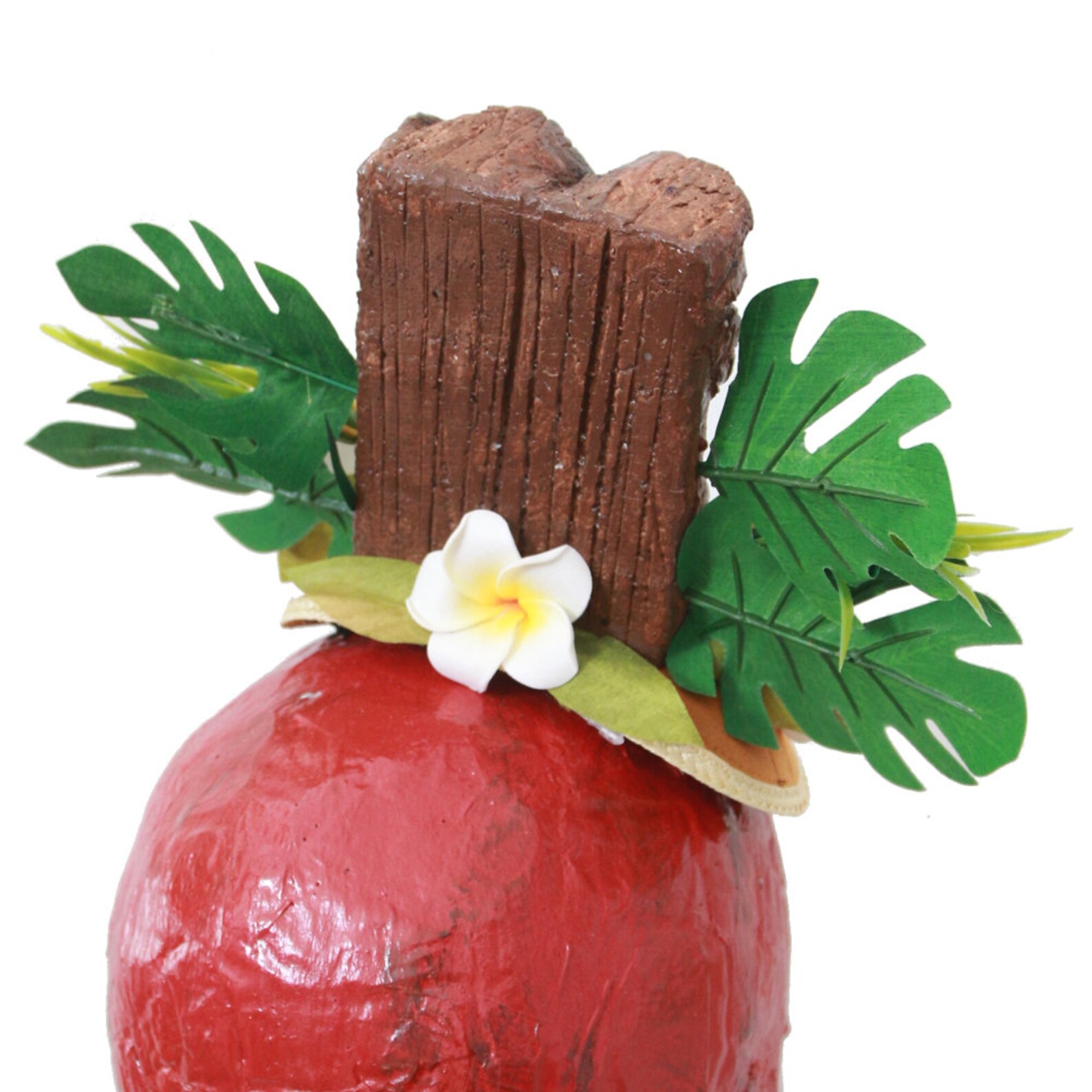 Tiki Queen Big Fascinator With Palm Leaves & Frangipani - Etsy