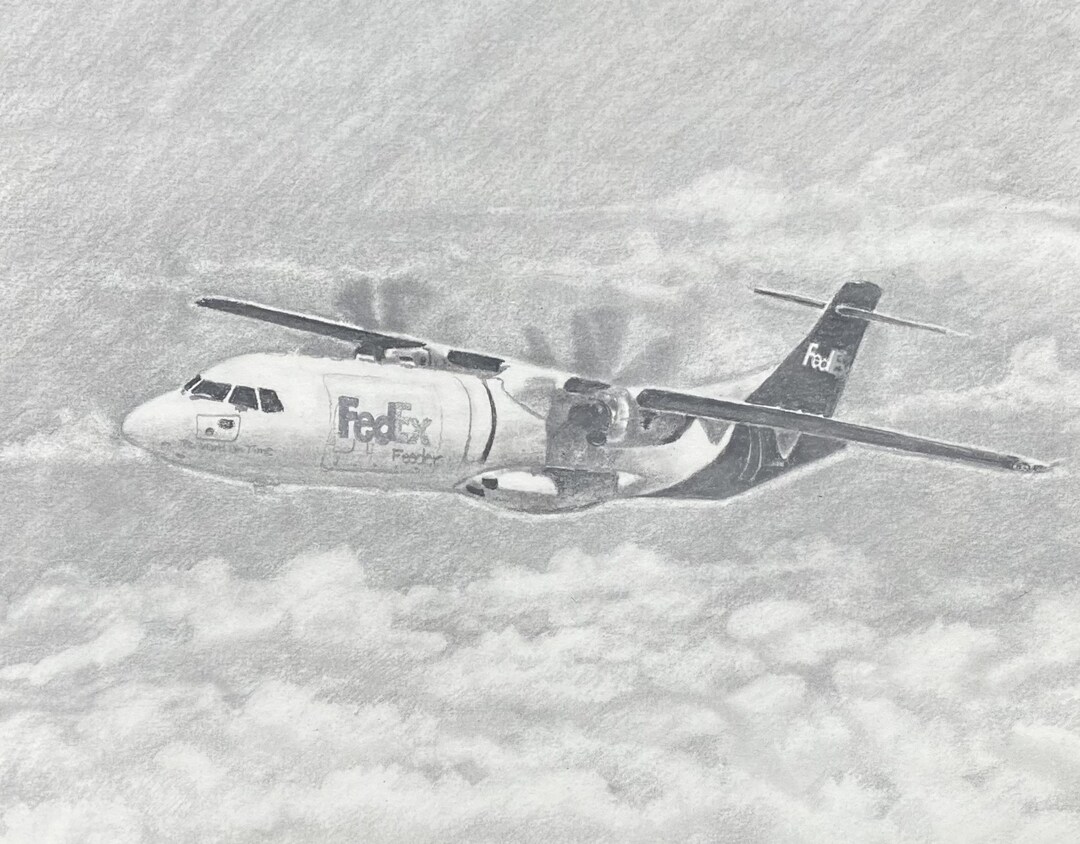 Aviation Artwork Custom Plane/aircraft Portrait Pilot Gift - Etsy