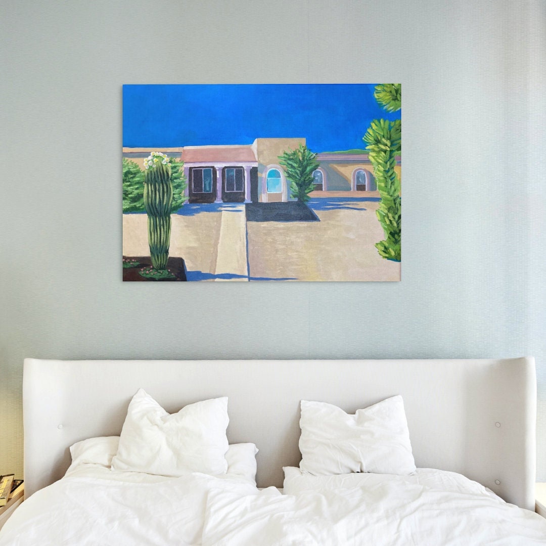 Custom Home Portrait/ Custom House Painting/ Closing Gift/ First Home ...