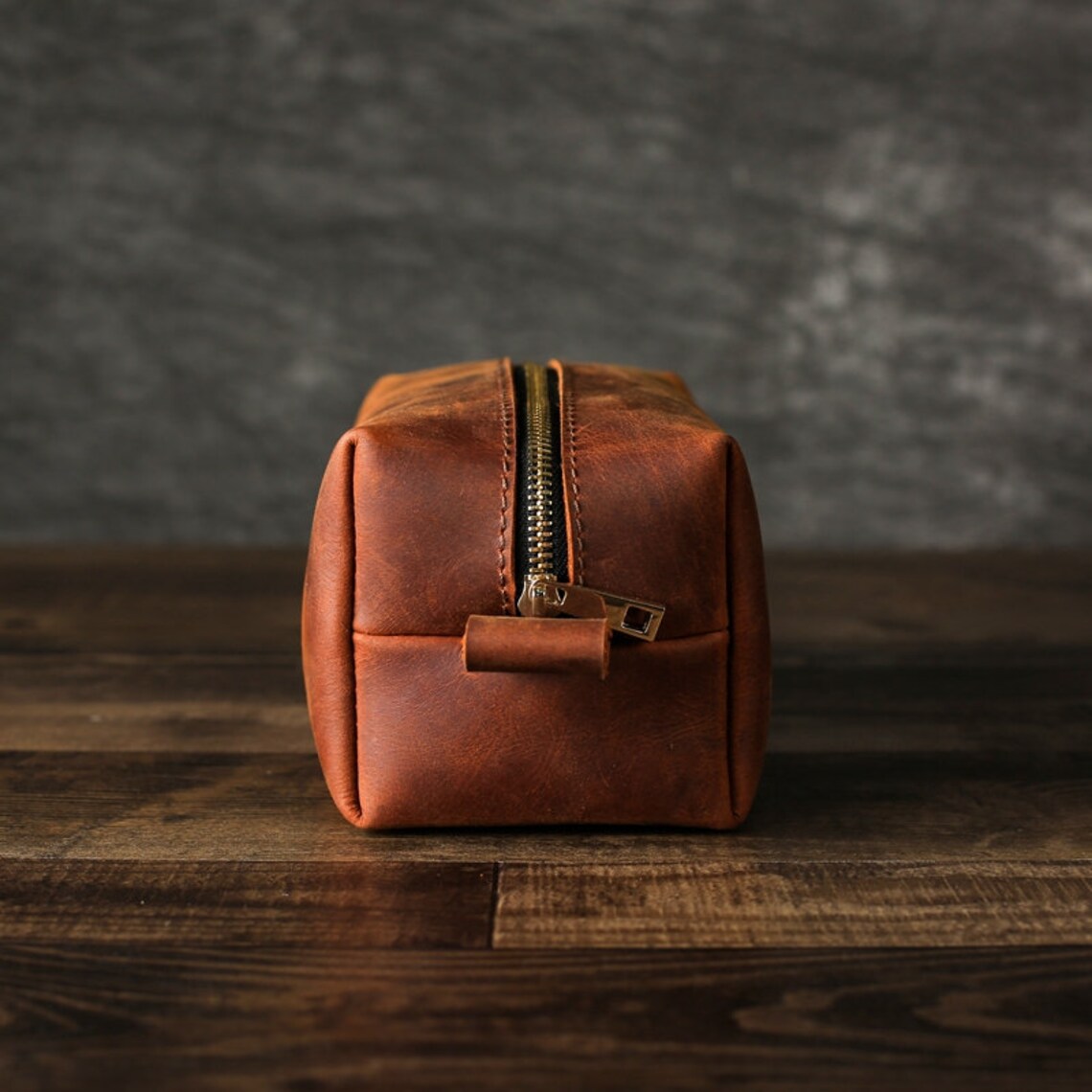 Personalized Leather Dopp Kit Groomsmen Gfit Custom Leather | Etsy