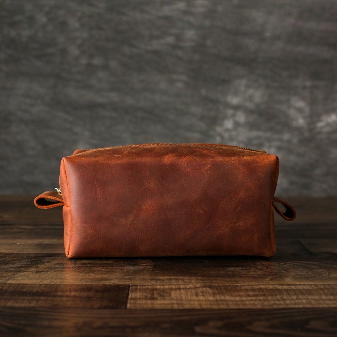 Personalized Leather Dopp Kit Groomsmen Gfit Custom Leather | Etsy