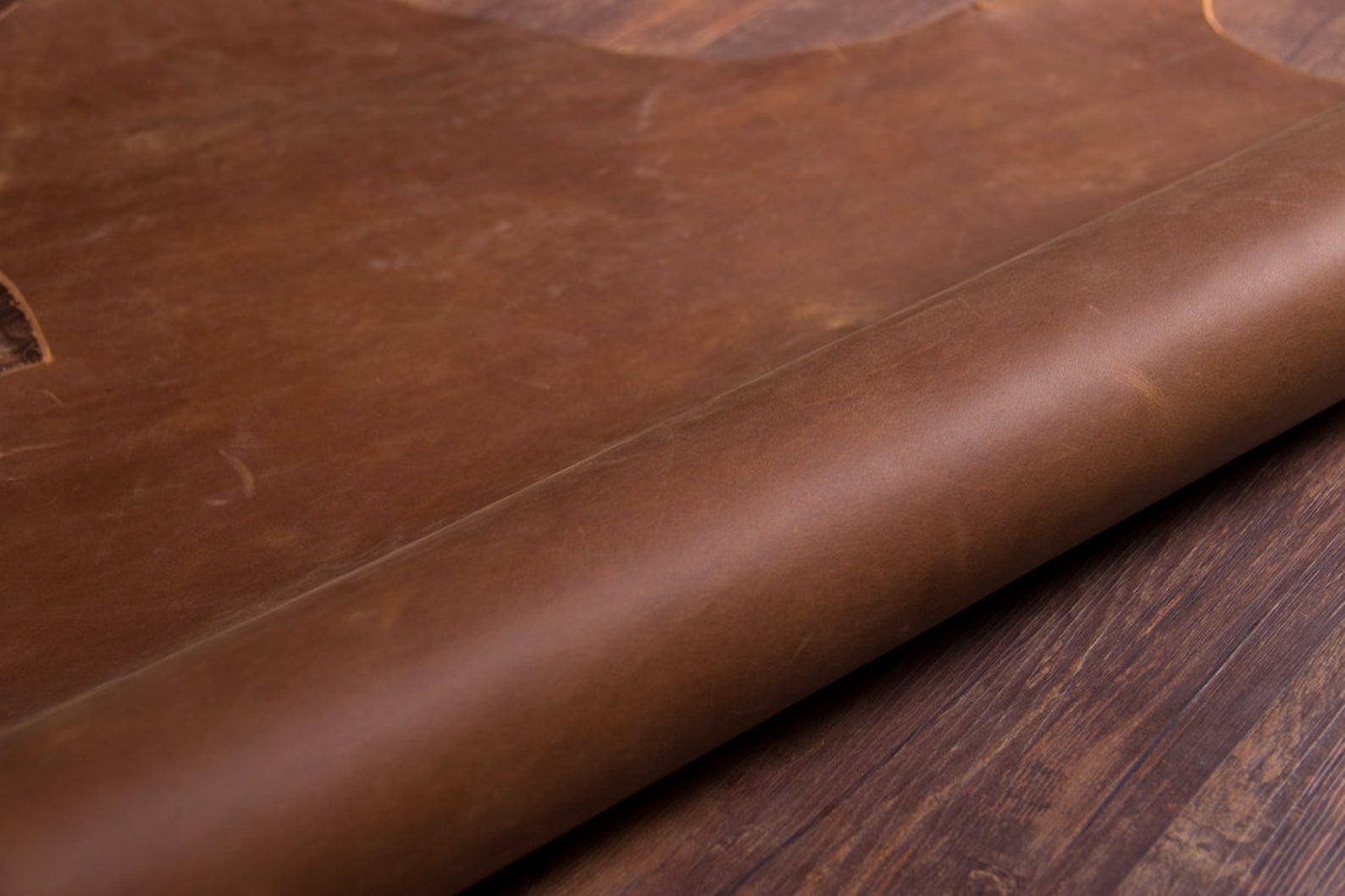 Crazy Horse Leather Material, Full Grain Leather Material - Etsy