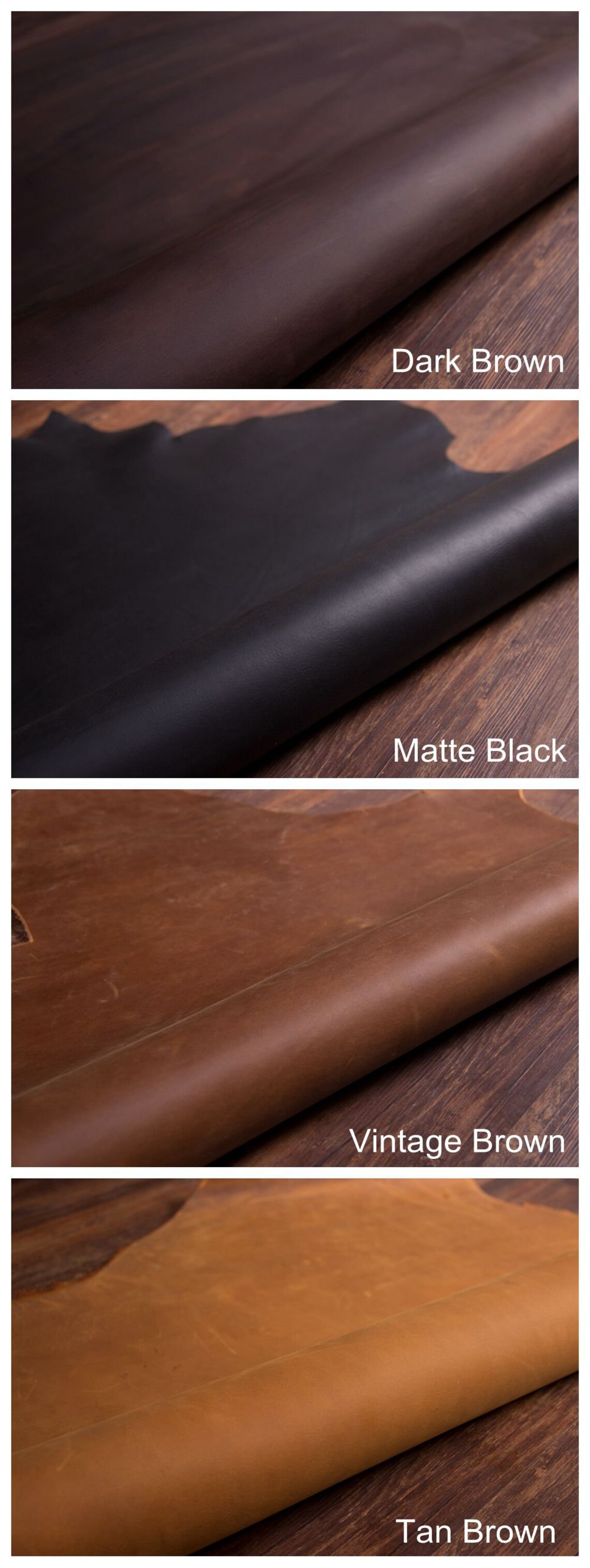 Crazy Horse Leather Material, Full Grain Leather Material - Etsy