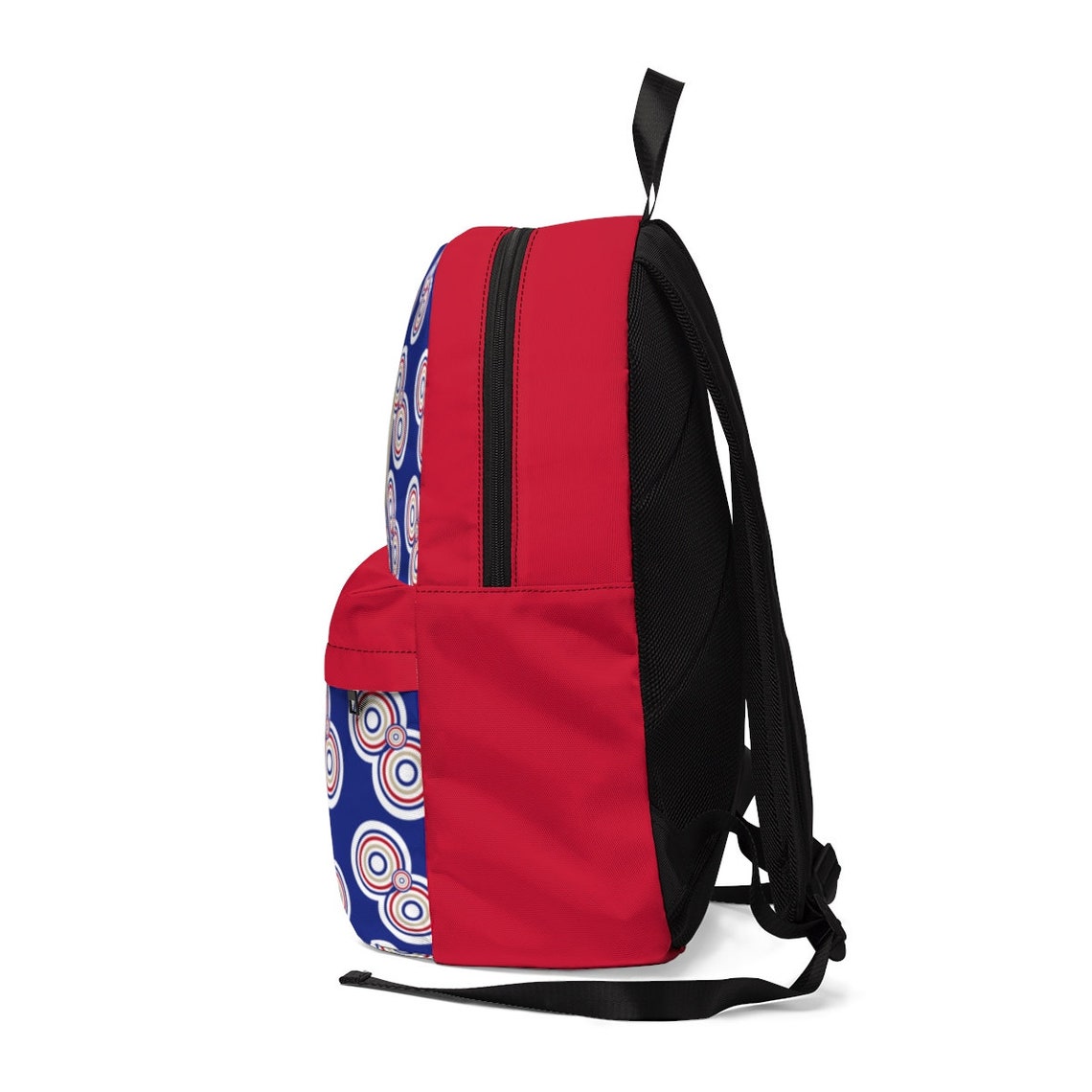 Blue-red Backpack. for Good /blue-red Backpack. for Good. - Etsy