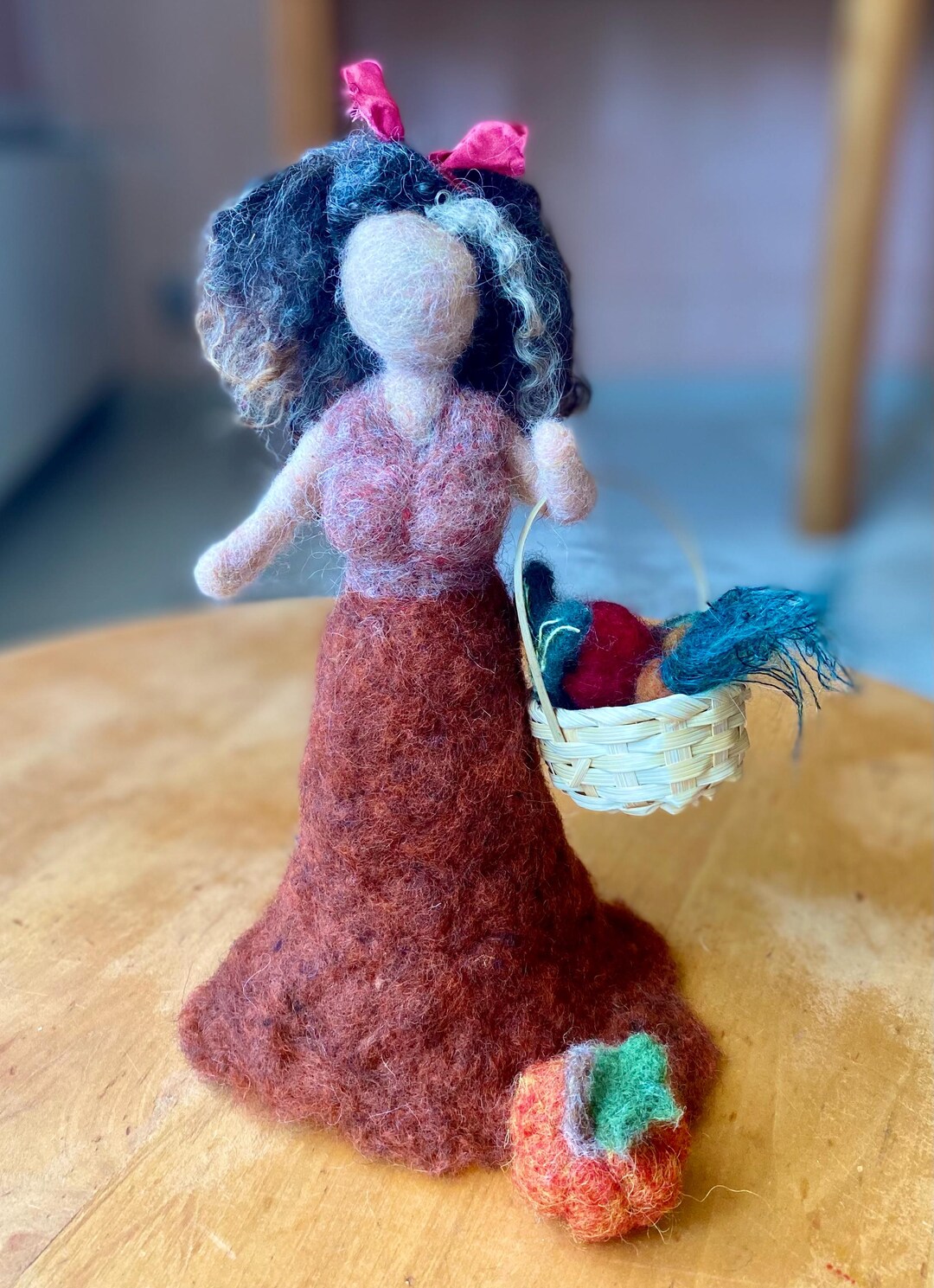 Andrean the Harvest Queen, Harvest Puppet, Mother Earth, Autumn Puppet ...