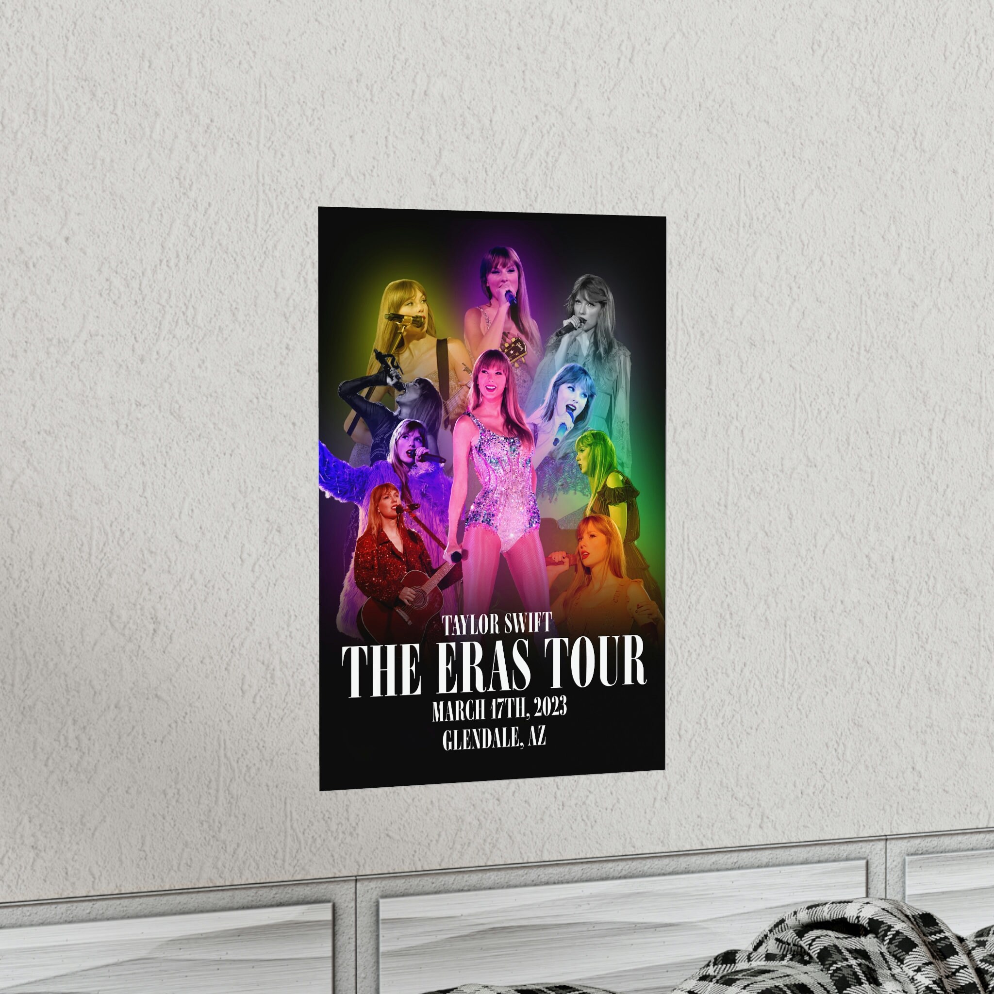 The Eras Tour Poster, Glendale Arizonna Night One Poster, Eras Tour ...