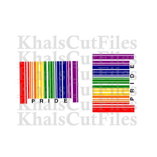Bright Rainbow SVG Cut File Hand Drawn Rainbow Sticker SVG - Etsy