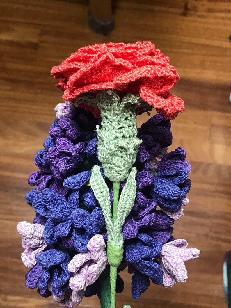 Carnation Carnation Crochet Pattern Crochet Pattern Crochet - Etsy