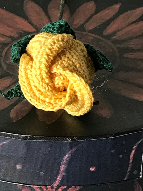 Rose Small Rose Crochet Pattern Crochet Pattern Crochet | Etsy