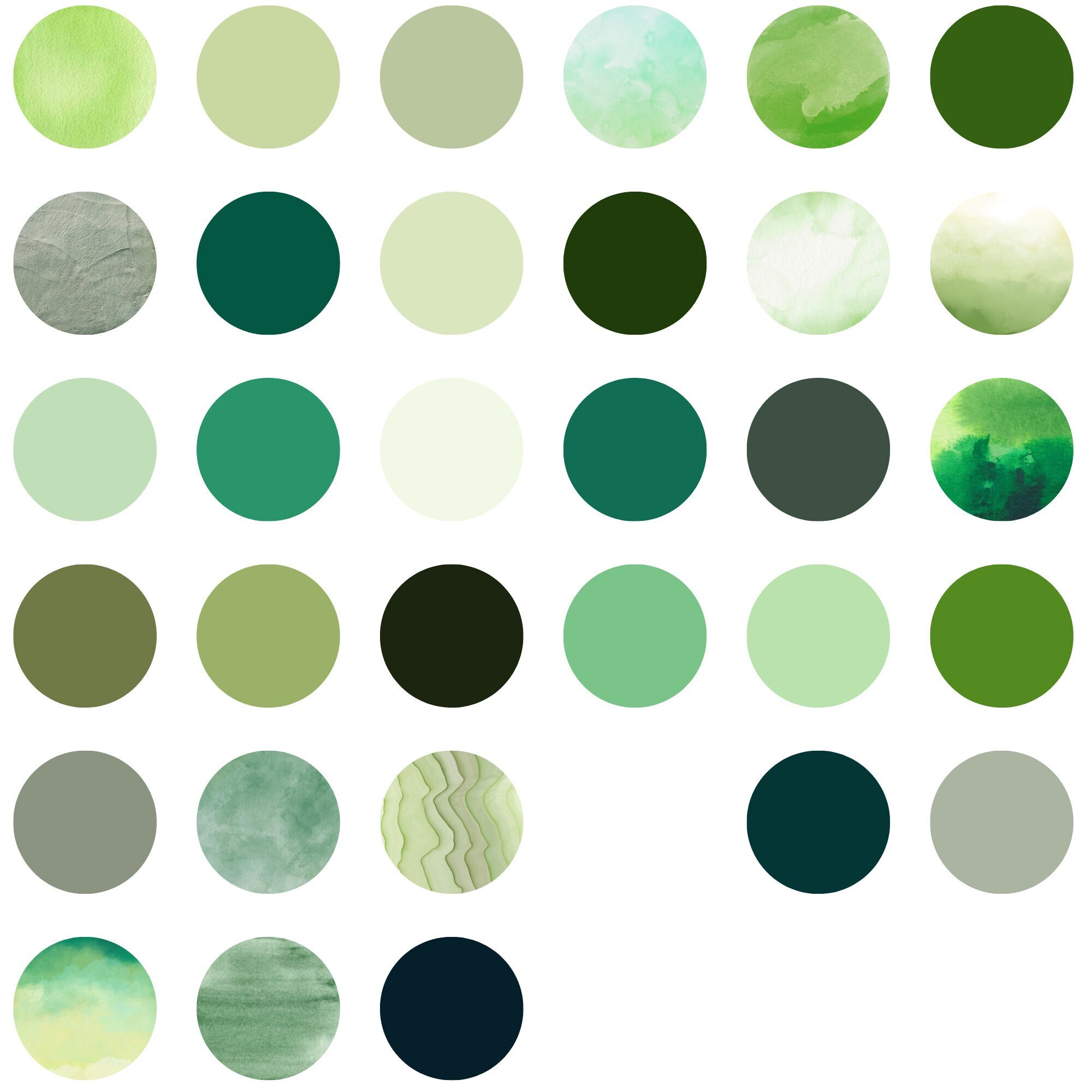 Green Watercolor Instagram Highlight Covers: 32 Ready-to-use Icons ...