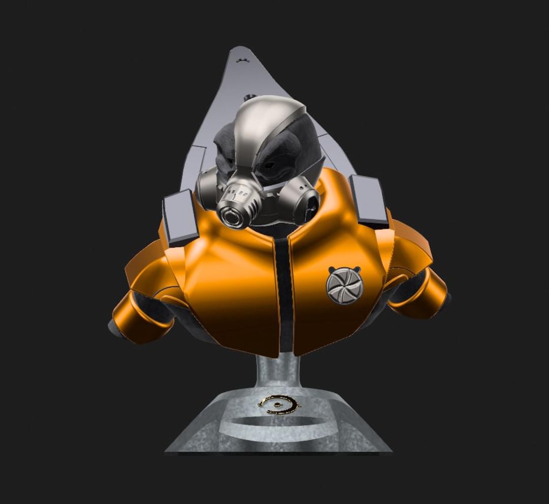 Halo Inspired 1/2 Scale Bust - Grunt - 3d Model - Digital Download - Etsy