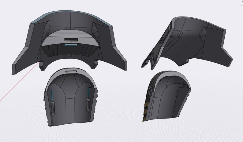 Halo Inspired UNSC Officer Shoulder Pauldron - 3D Model - Digital File ...