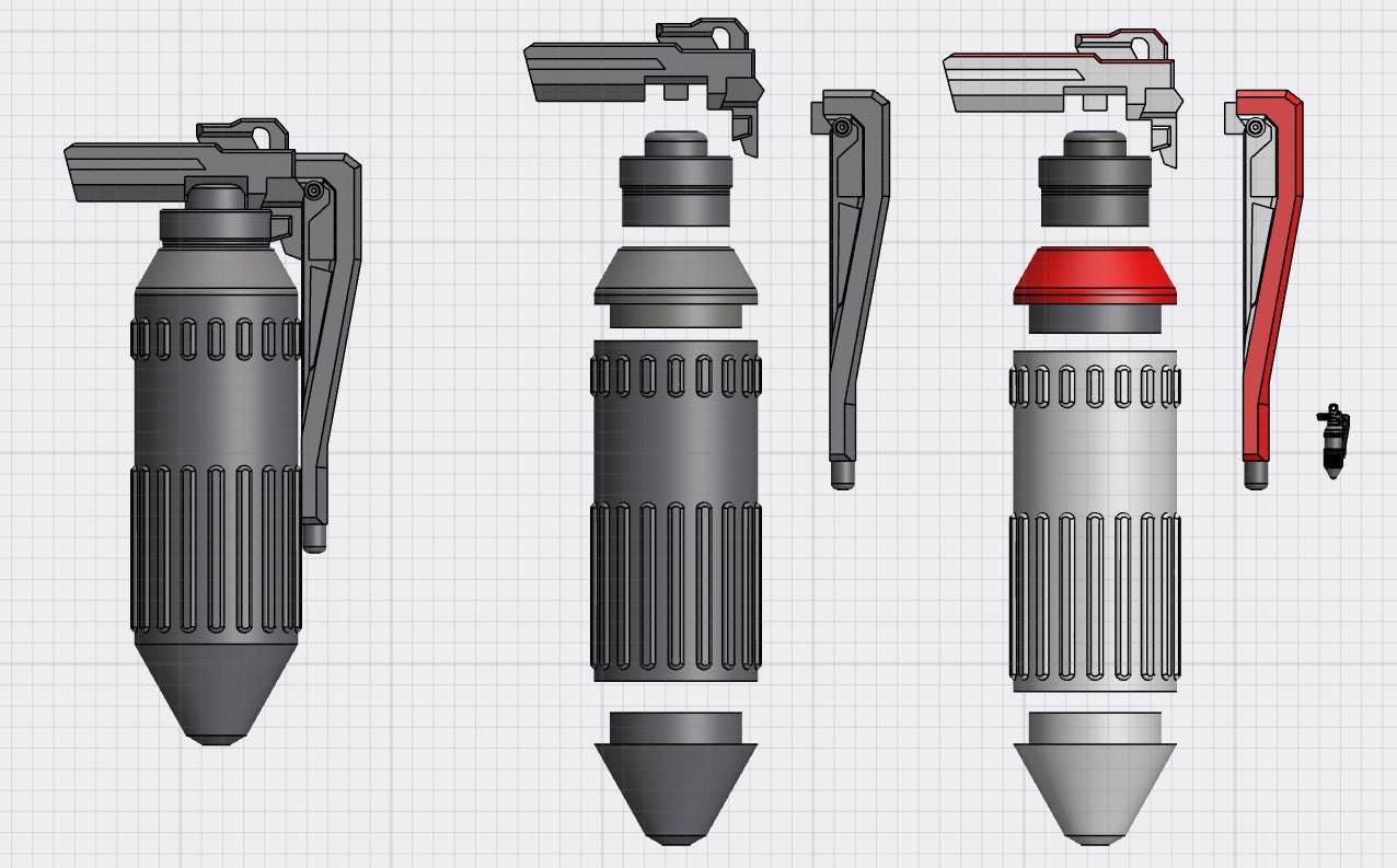 Halo Inspired Biofoam Canisters - 3D Model - Digital Files - Etsy