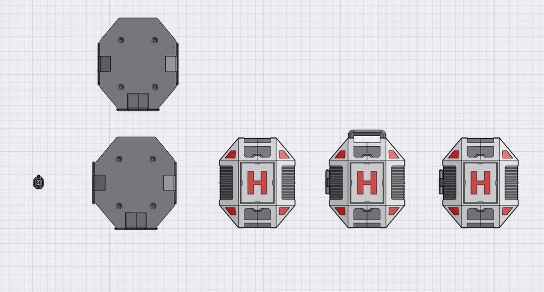 Halo Inspired Medkit - 3D Model - Digital File - Etsy