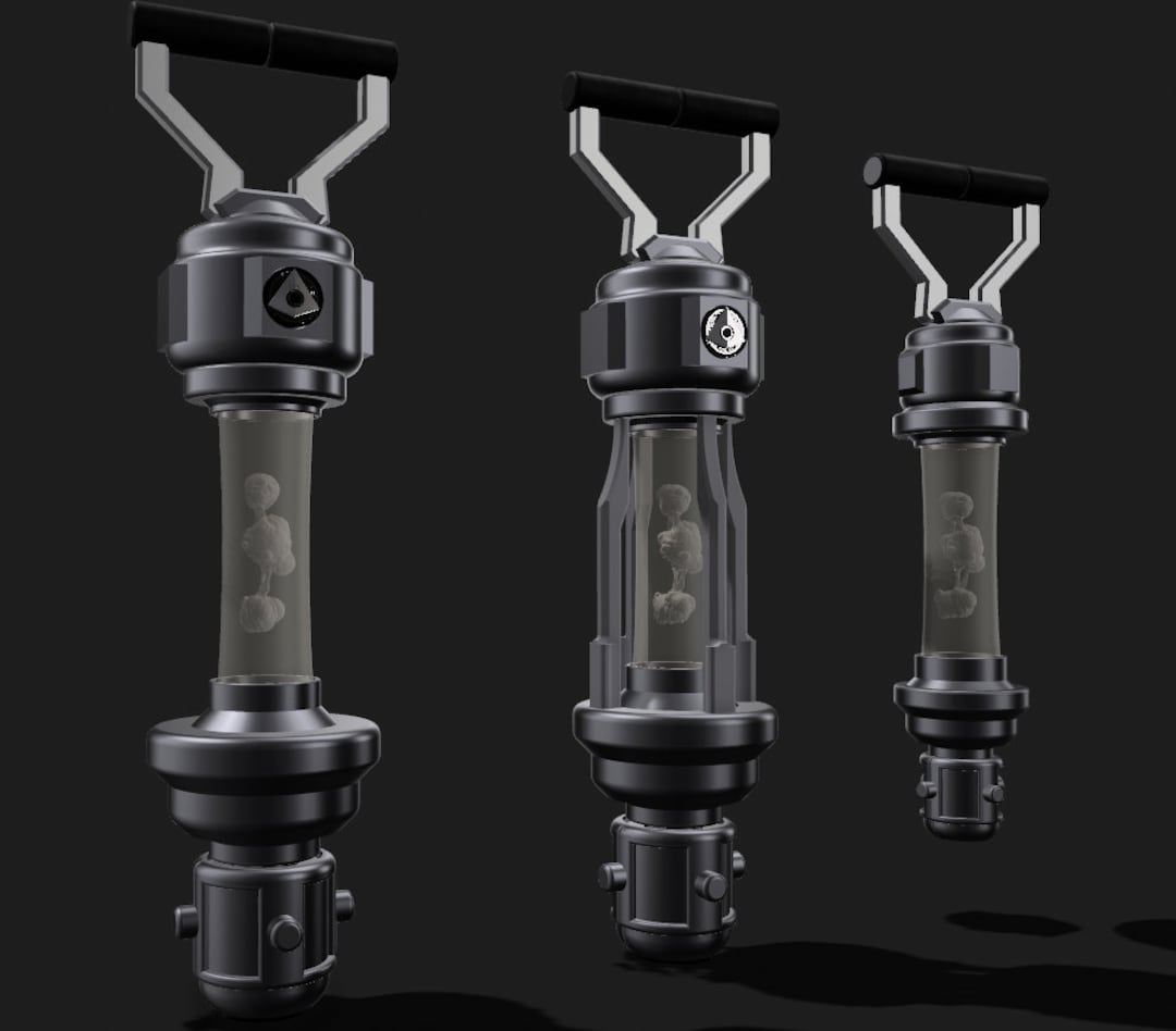 Halo Inspired ONI Flood Specimen Canister - 3D Model - Digital File ...