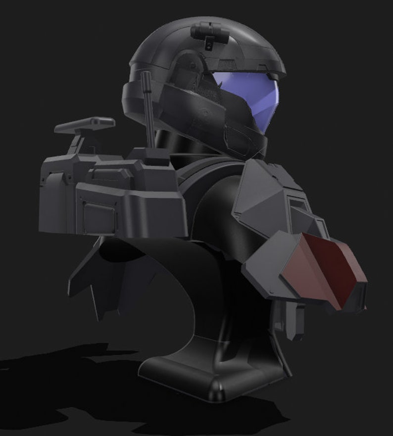 Halo 3 ODST Inspired Bust Mickey Digital File - Etsy
