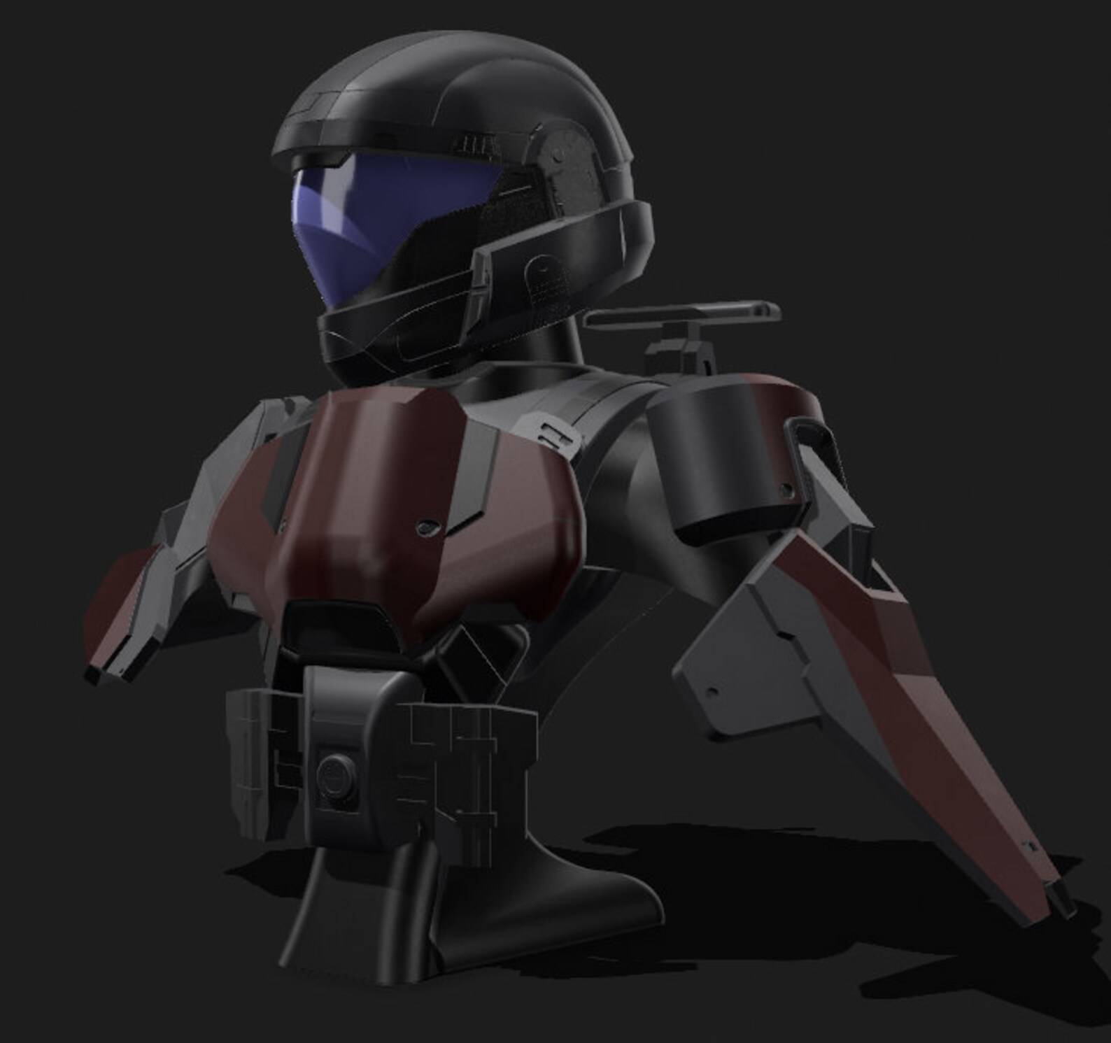 Halo 3 ODST Inspired Bust Mickey Digital File - Etsy