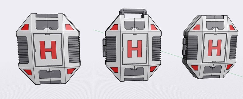 Halo Inspired Medkit - 3D Model - Digital File - Etsy