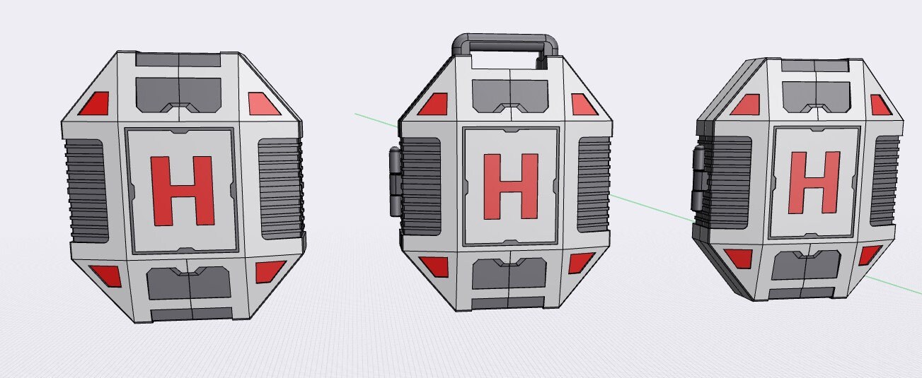 Halo Inspired Medkit - 3D Model - Digital File - Etsy