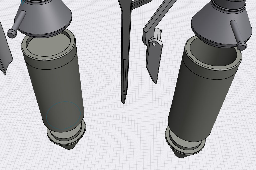 Halo Inspired Biofoam Canisters - 3D Model - Digital Files - Etsy