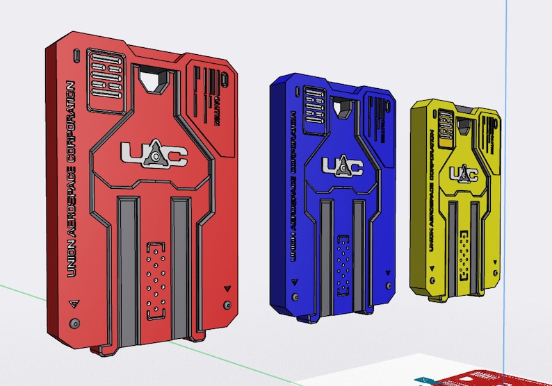 DOOM Inspired Keycard - 3D Model - Digital File - Etsy