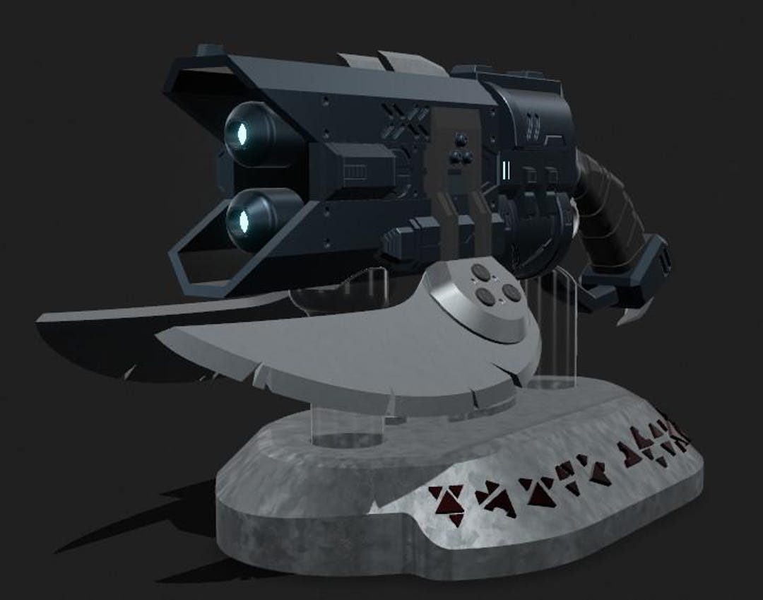 Halo 3 Inspired Brute Spiker - Desktop Scaled - 3d Model - Digital File ...