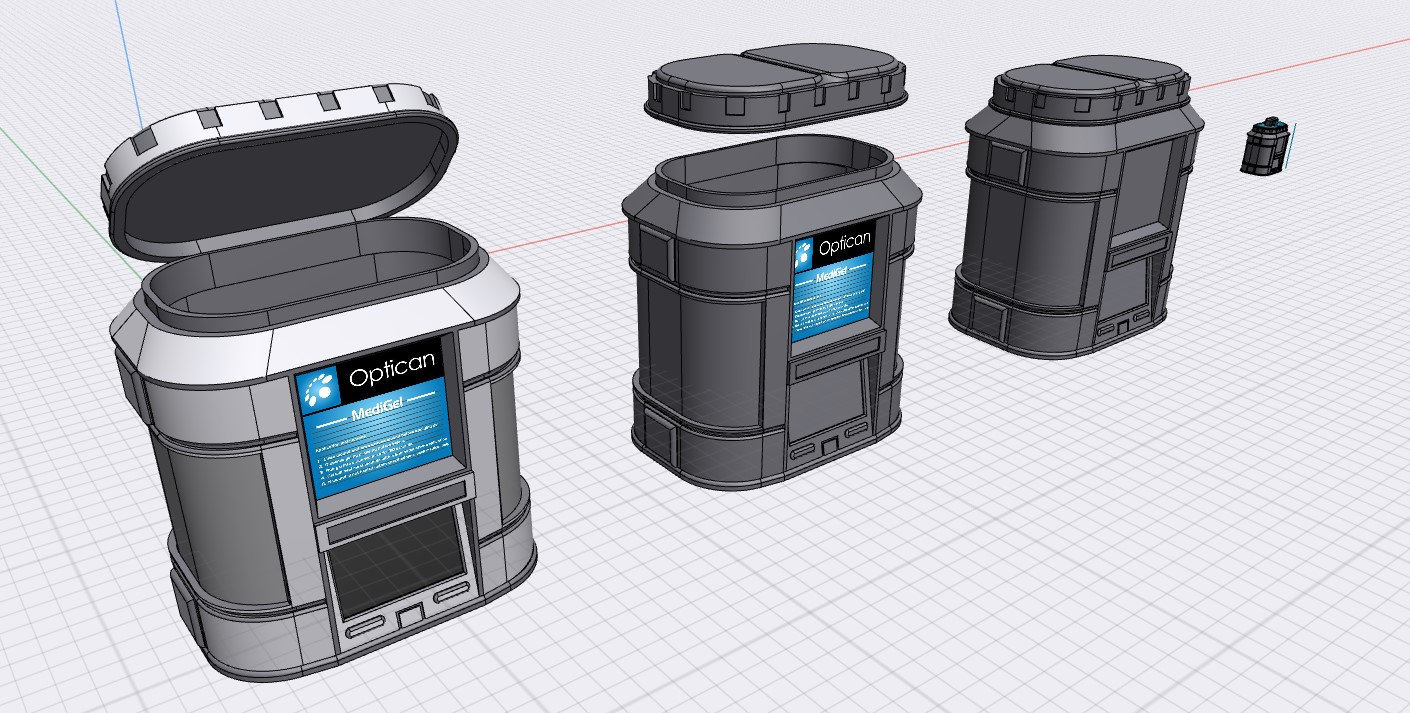 Halo Inspired Optican Medkit - 3d Model - Digital File - Etsy