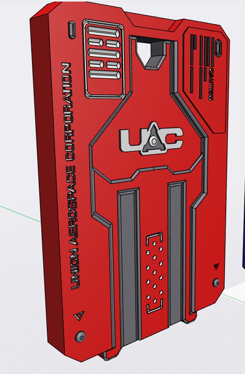DOOM Inspired Keycard - 3D Model - Digital File - Etsy