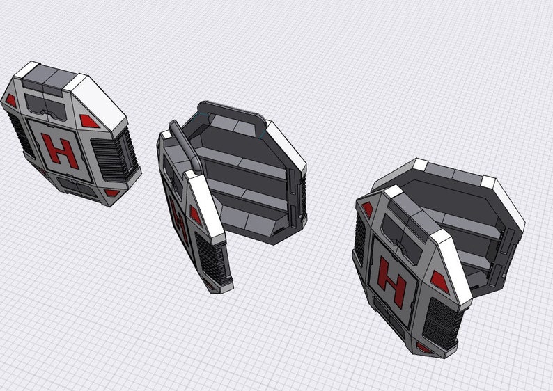 Halo Inspired Medkit - 3D Model - Digital File - Etsy