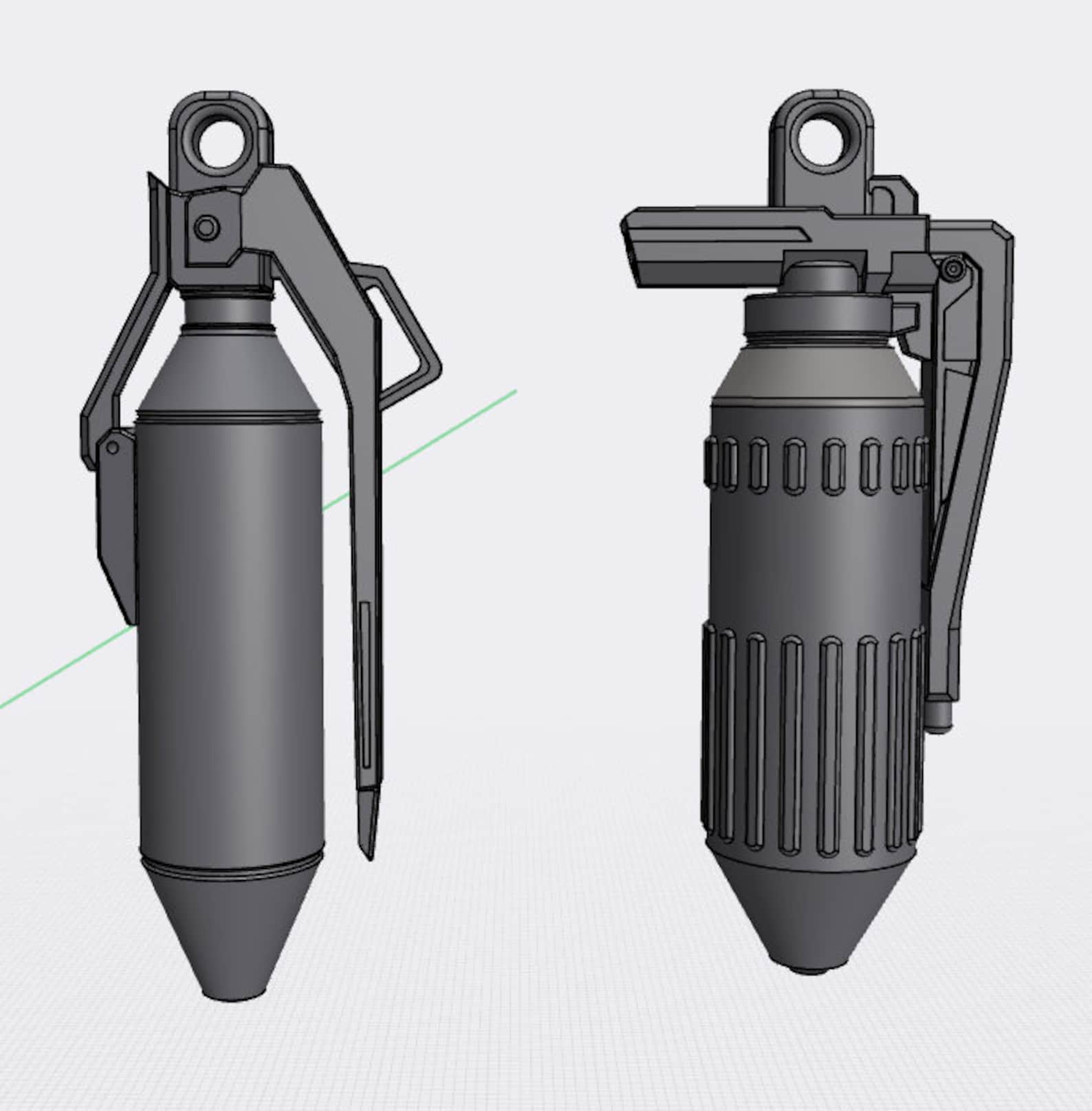 Halo Inspired Biofoam Canisters - 3D Model - Digital Files - Etsy
