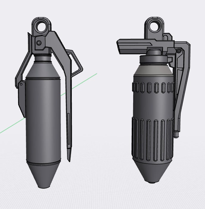 Halo Inspired Biofoam Canisters - 3D Model - Digital Files - Etsy
