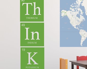 Periodic Table Wall Decal for Science Teachers Vinyl Sticker | Etsy