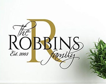 Family Wall Decal - Etsy