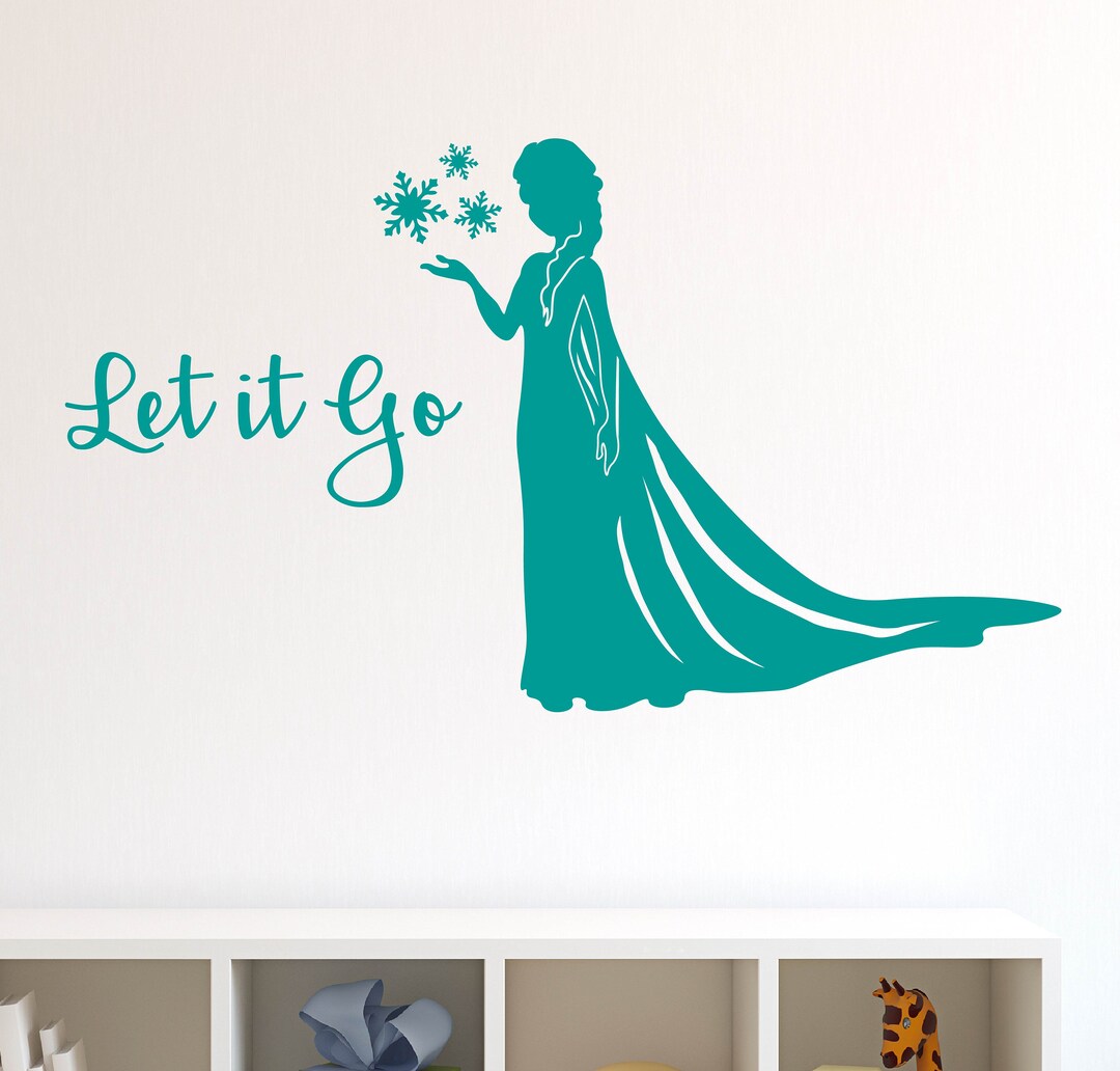 Frozen Queen Wall Decor - Elsa- Let It Go- Princess- Queen - for Girls ...