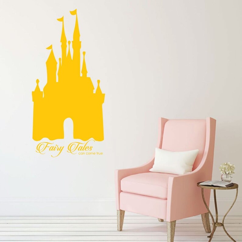 Fairy Tale Castle Vinyl Wall Decal Fairy Tales Can Come - Etsy