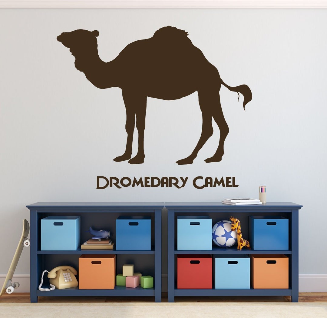 Camel Wall Decal - Desert Themed Vinyl Decor for Child's Bedroom ...