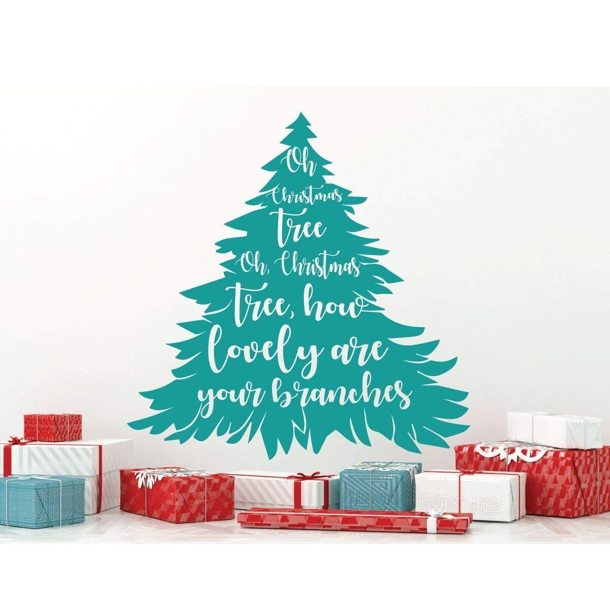 Oh Christmas Tree Wall Decal Holiday Vinyl Decor for Living - Etsy