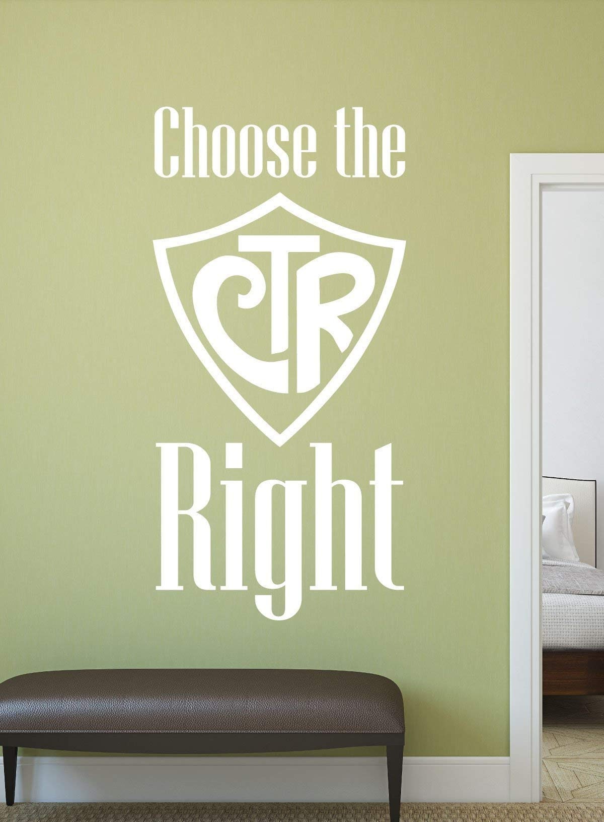 Choose the Right LDS Vinyl Decal CTR With Shield Religious - Etsy