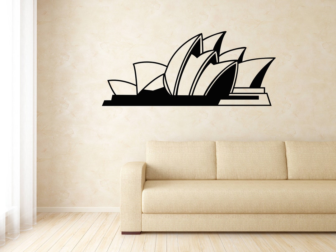 Sydney Opera House Poster Vinyl Wall Decal Decor for Home Decor, Office ...