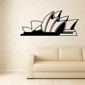 Sydney Opera House Poster Vinyl Wall Decal Decor for Home Decor, Office ...