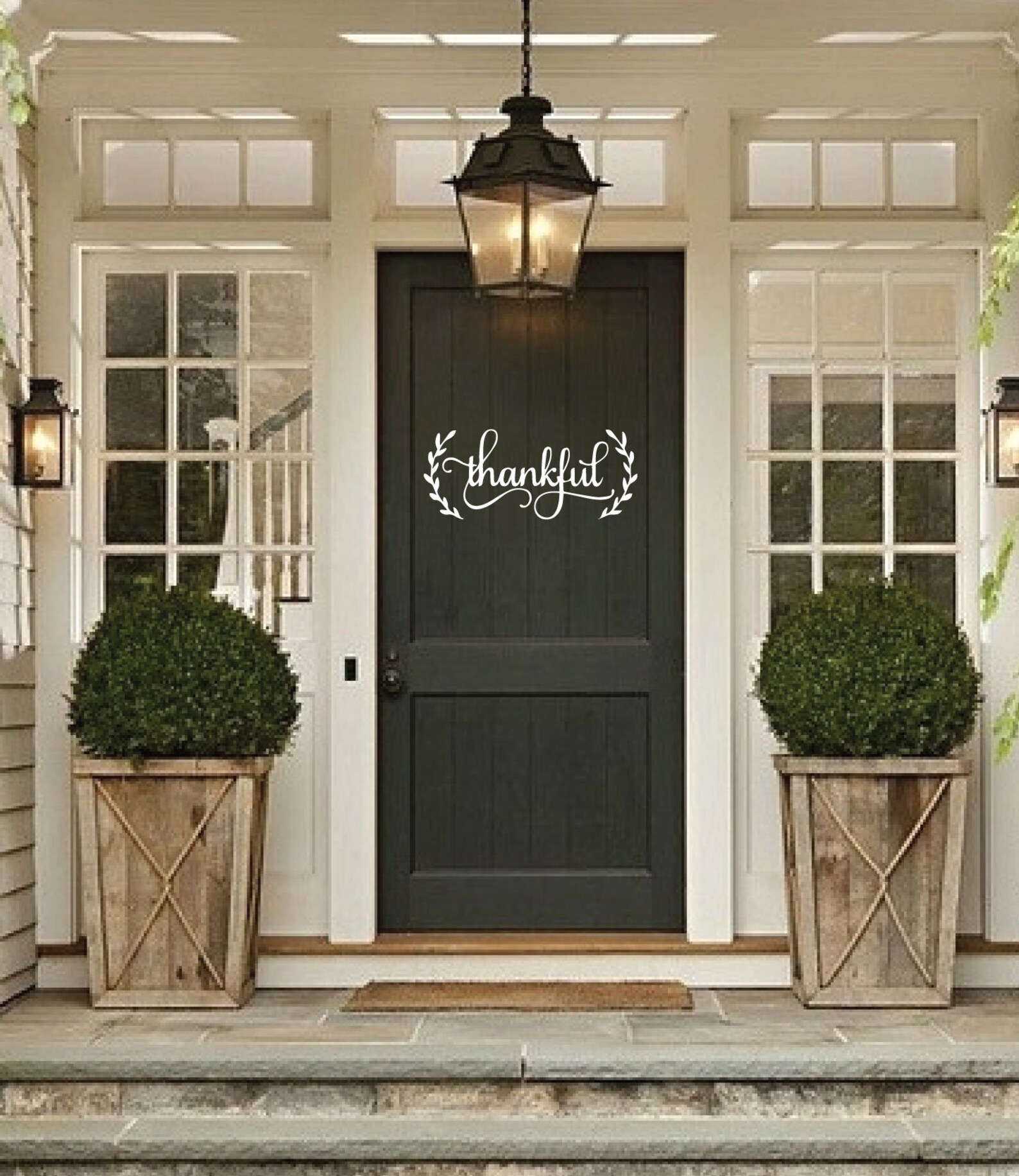 Front Door Decal Vinyl Sticker or DIY Wooden Sign Decal | Etsy