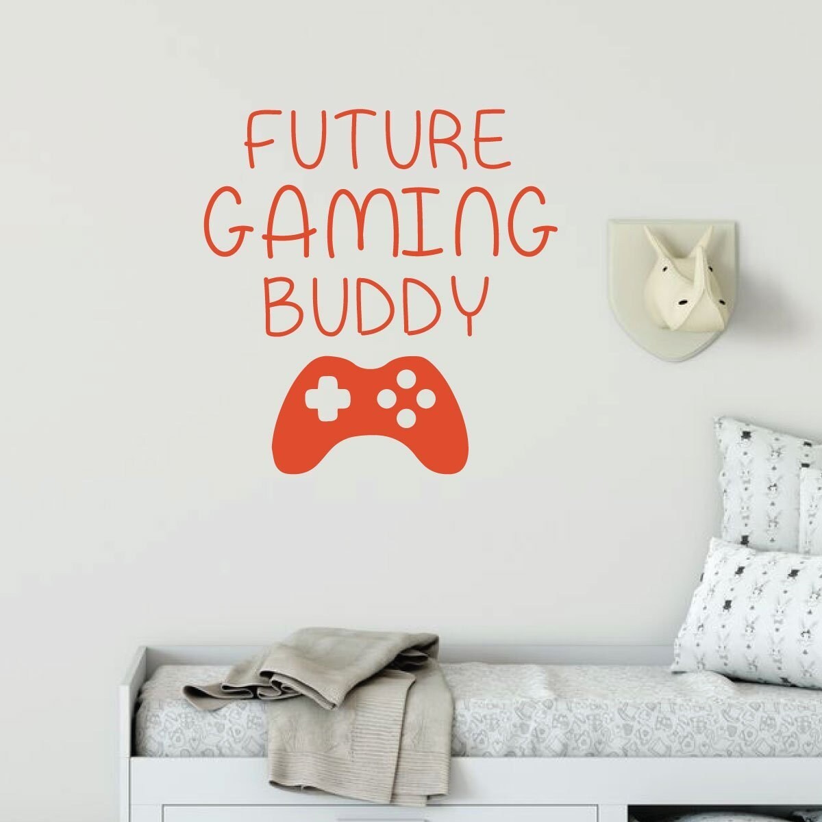 Gamer Wall Decal Future Gaming Buddy Vinyl Decoration for - Etsy