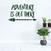 Adventure Wall Decal -"adventure is Out There" - Adults or Children's ...