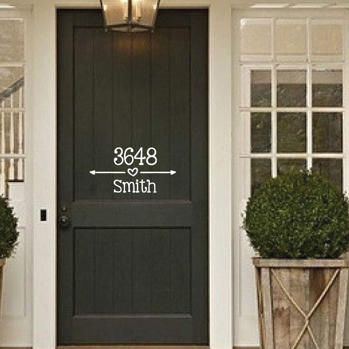 Porch Decor - Home Decoration - Personalized Name Door Address Number ...