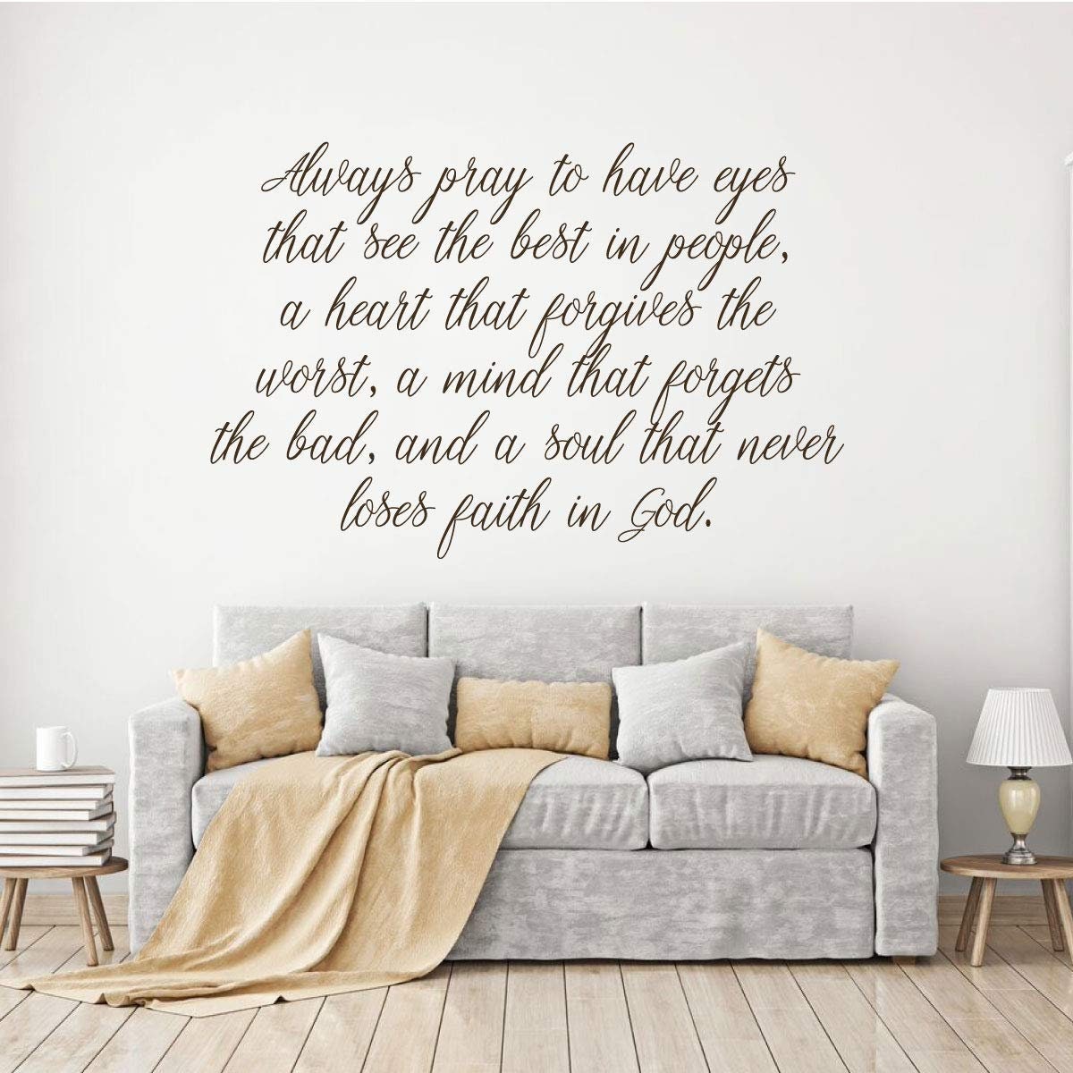Prayer Wall Decal Pray to See the Best in People Cursive - Etsy