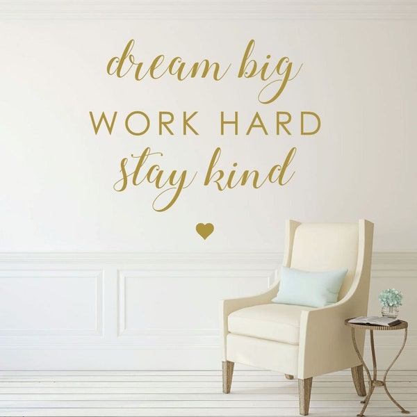 Work Hard Dream Big - Etsy
