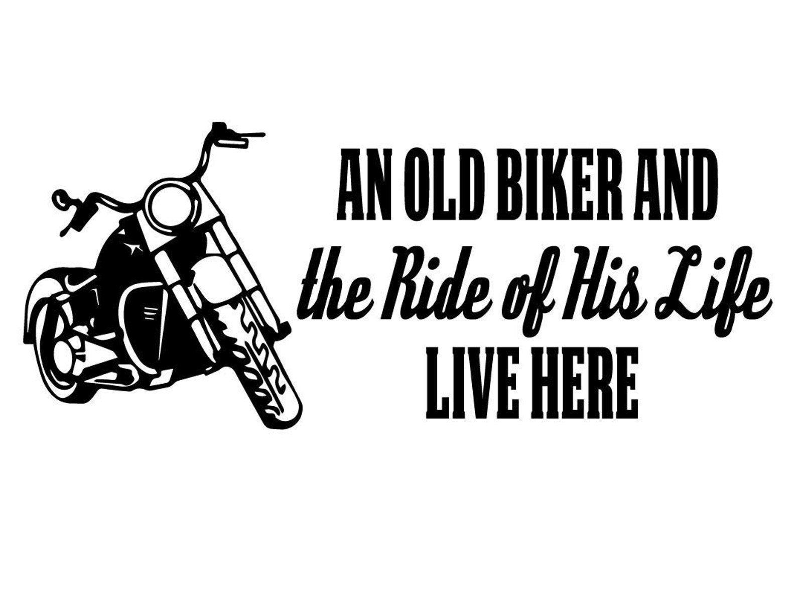 Biker Grandpa Gifts an Old Biker and the Ride of His Life - Etsy