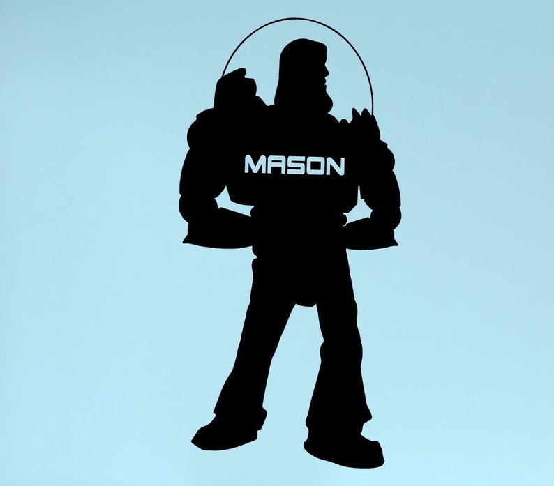 Buzz Lightyear Wall Decor Personalized Vinyl Sticker Decal - Etsy